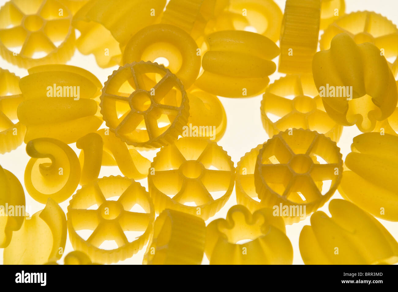 Close-up studio shot of assorted dry pasta shapes Stock Photo - Alamy