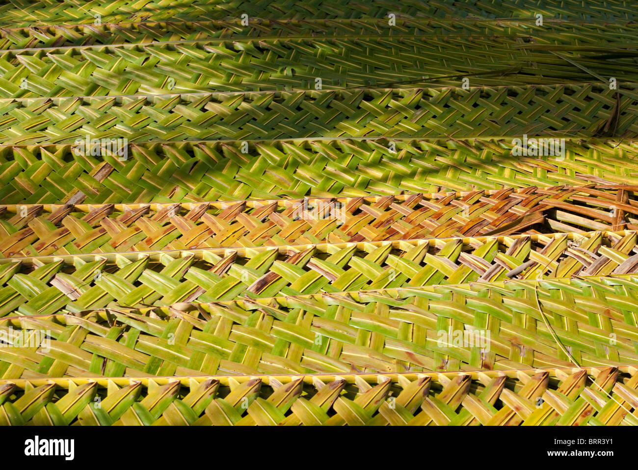 Plaited palm leaves hi-res stock photography and images - Alamy
