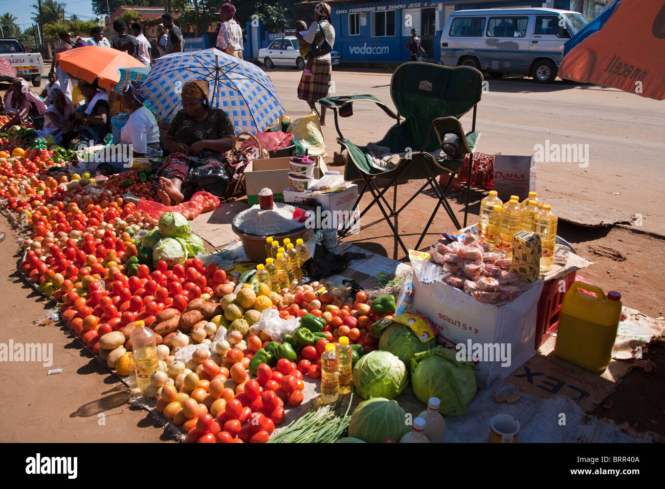Local women selling fresh produce at the roadside Stock Photo - Alamy