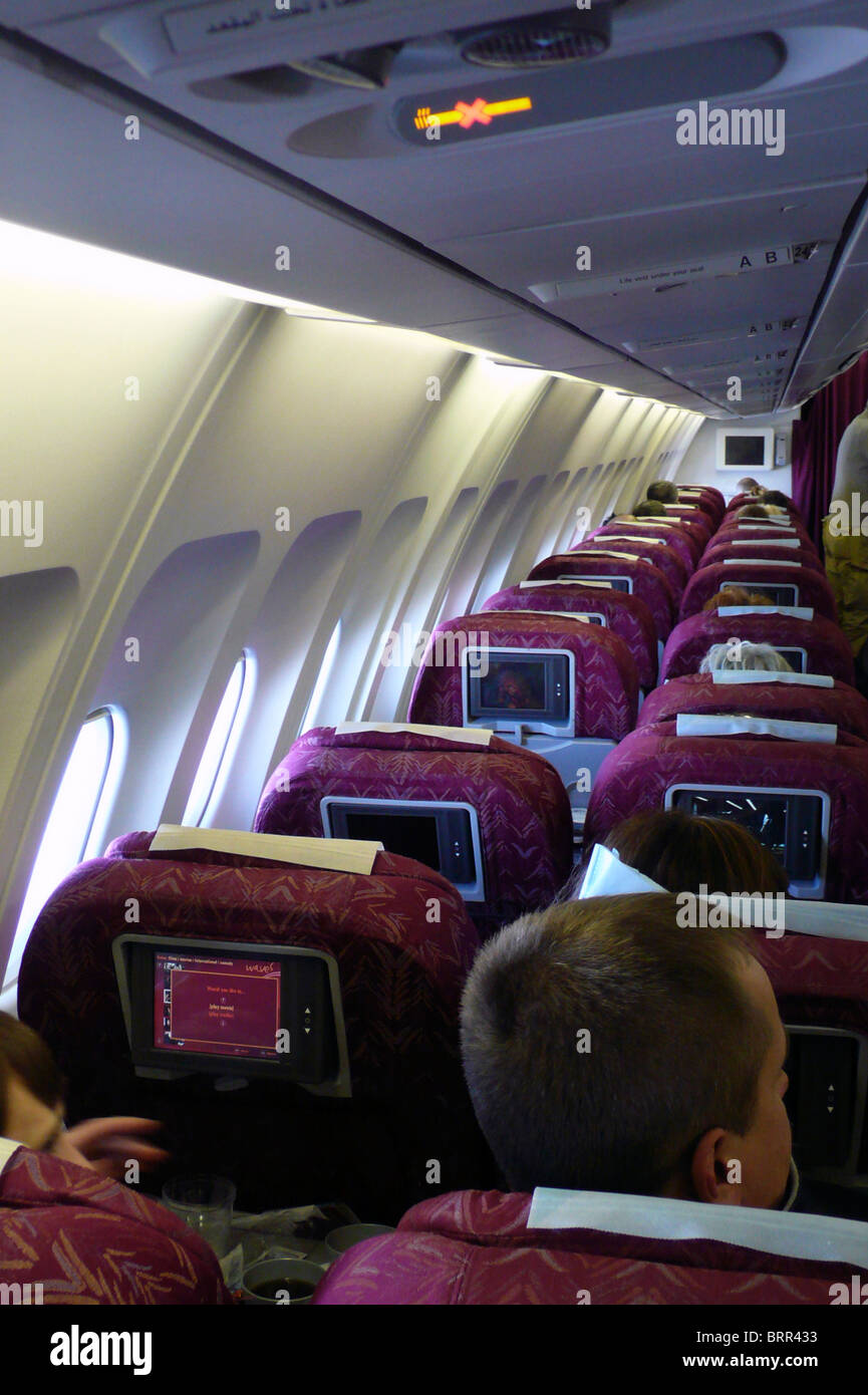 Interior of an aeroplane hi-res stock photography and images - Alamy