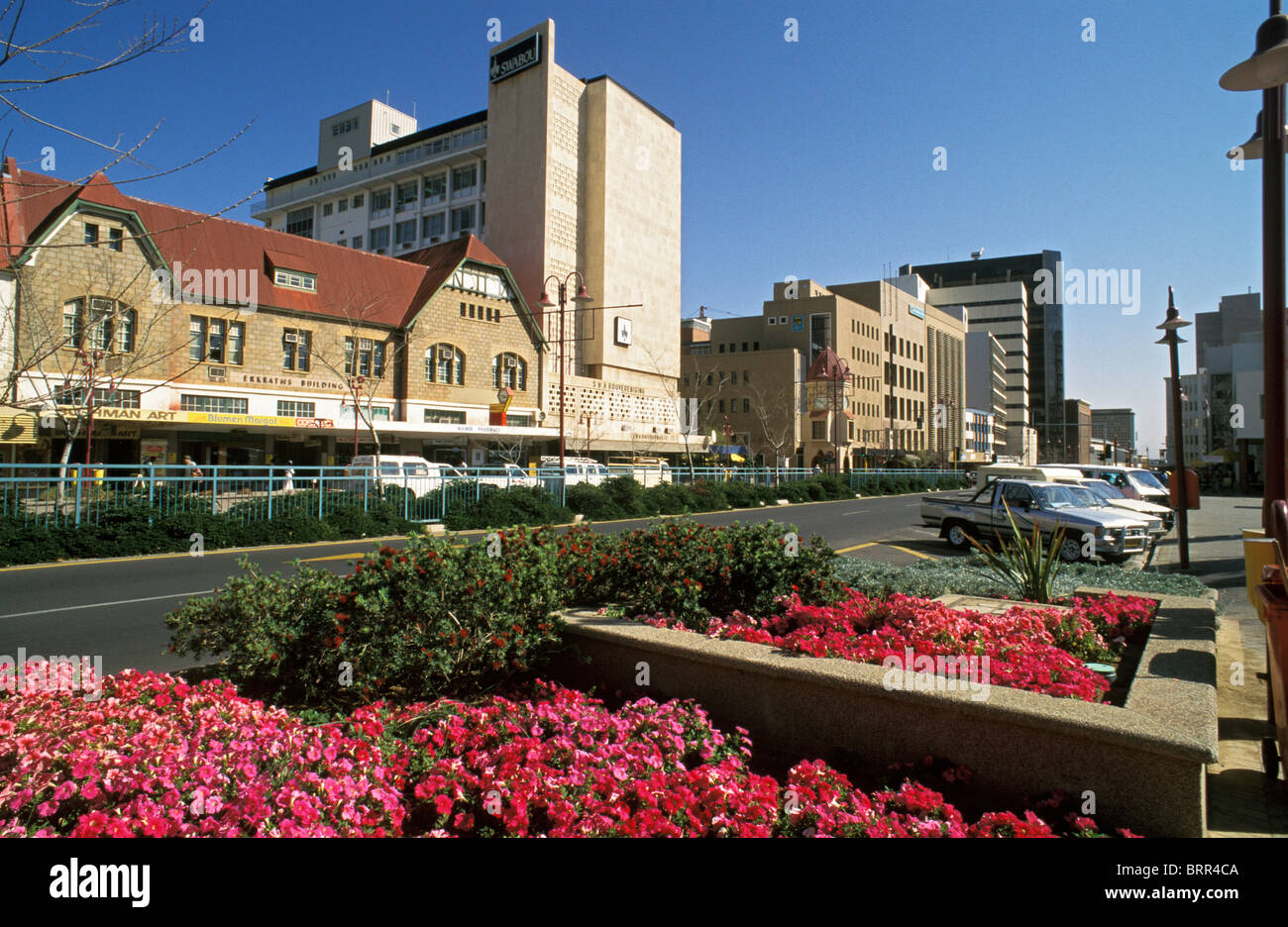 Scenic view of downtown Windhoek Stock Photo - Alamy