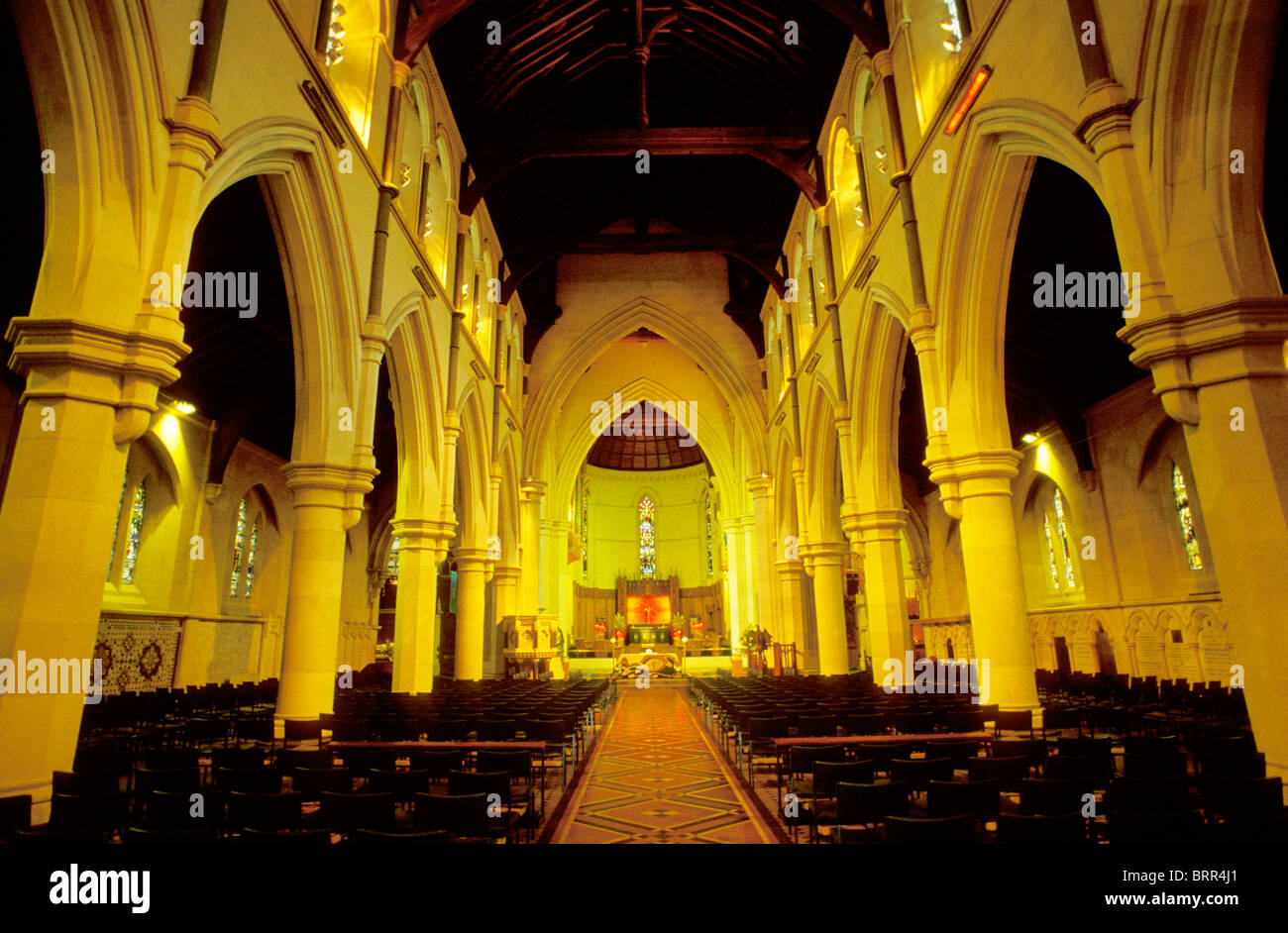 Christchurch Cathedral interior Stock Photo - Alamy