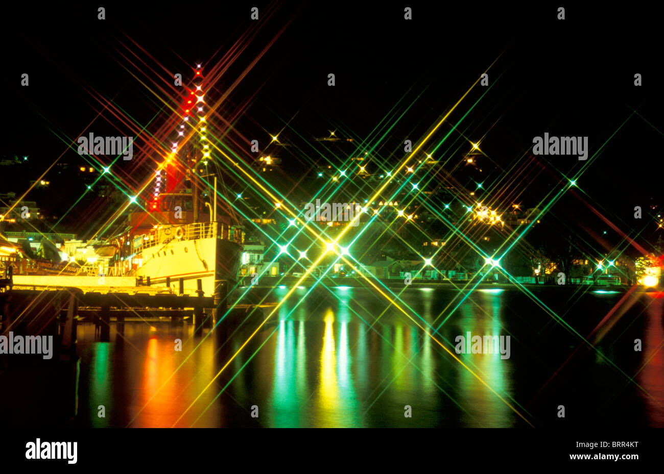 Night time queenstown hi-res stock photography and images - Alamy