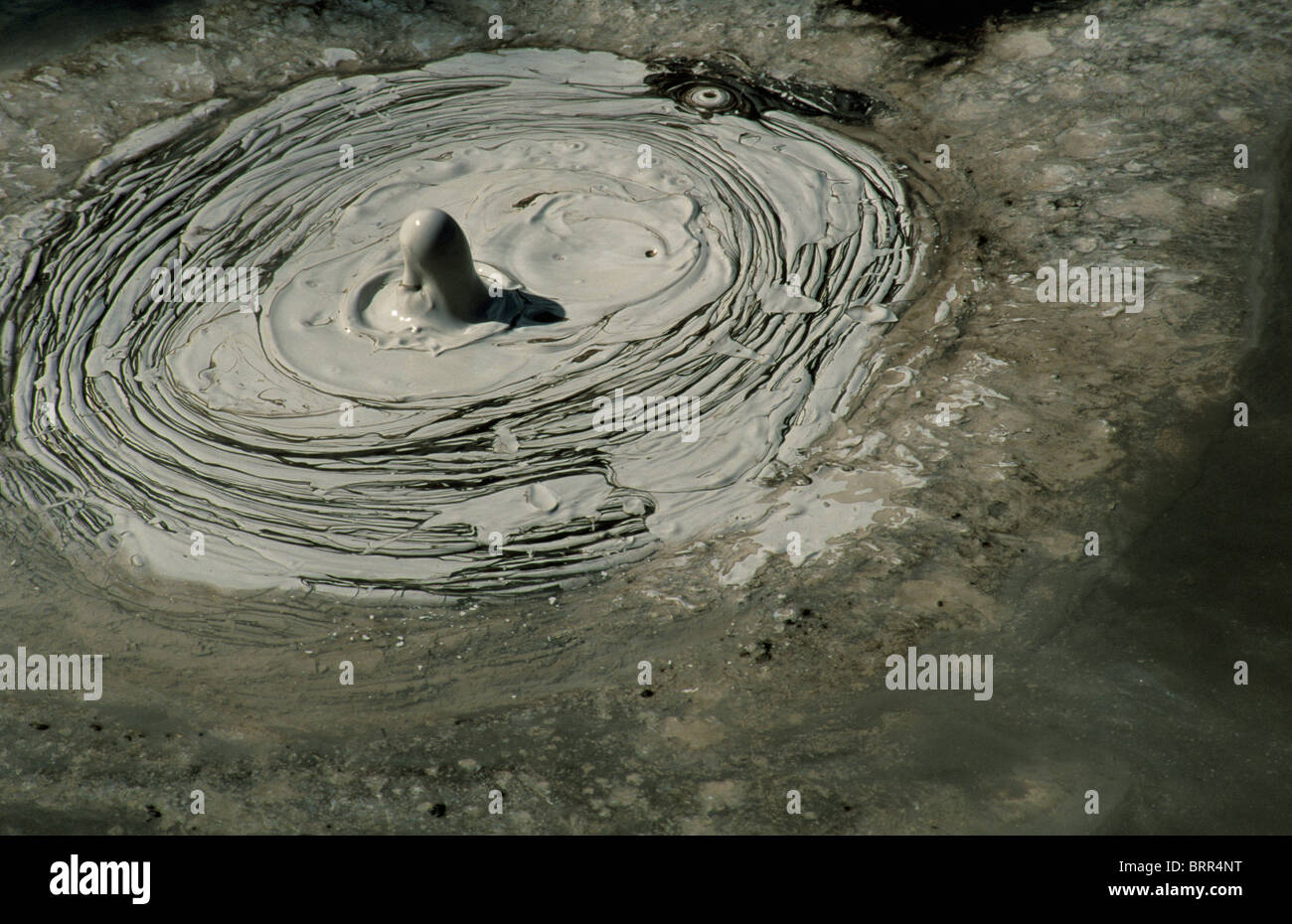 Bubbling mud pools at Rotorua Stock Photo - Alamy