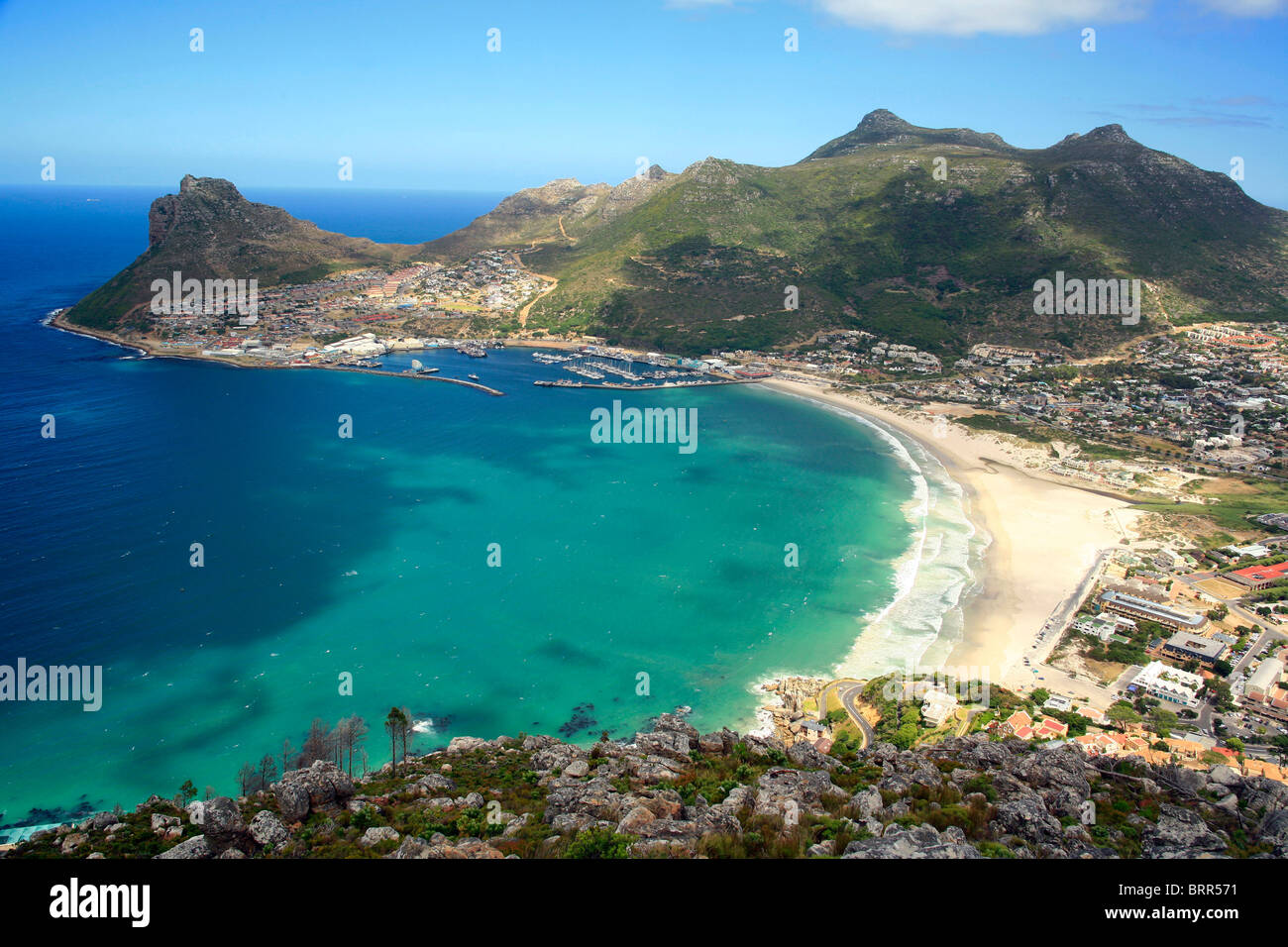 Hout Bay harbour Stock Photo - Alamy