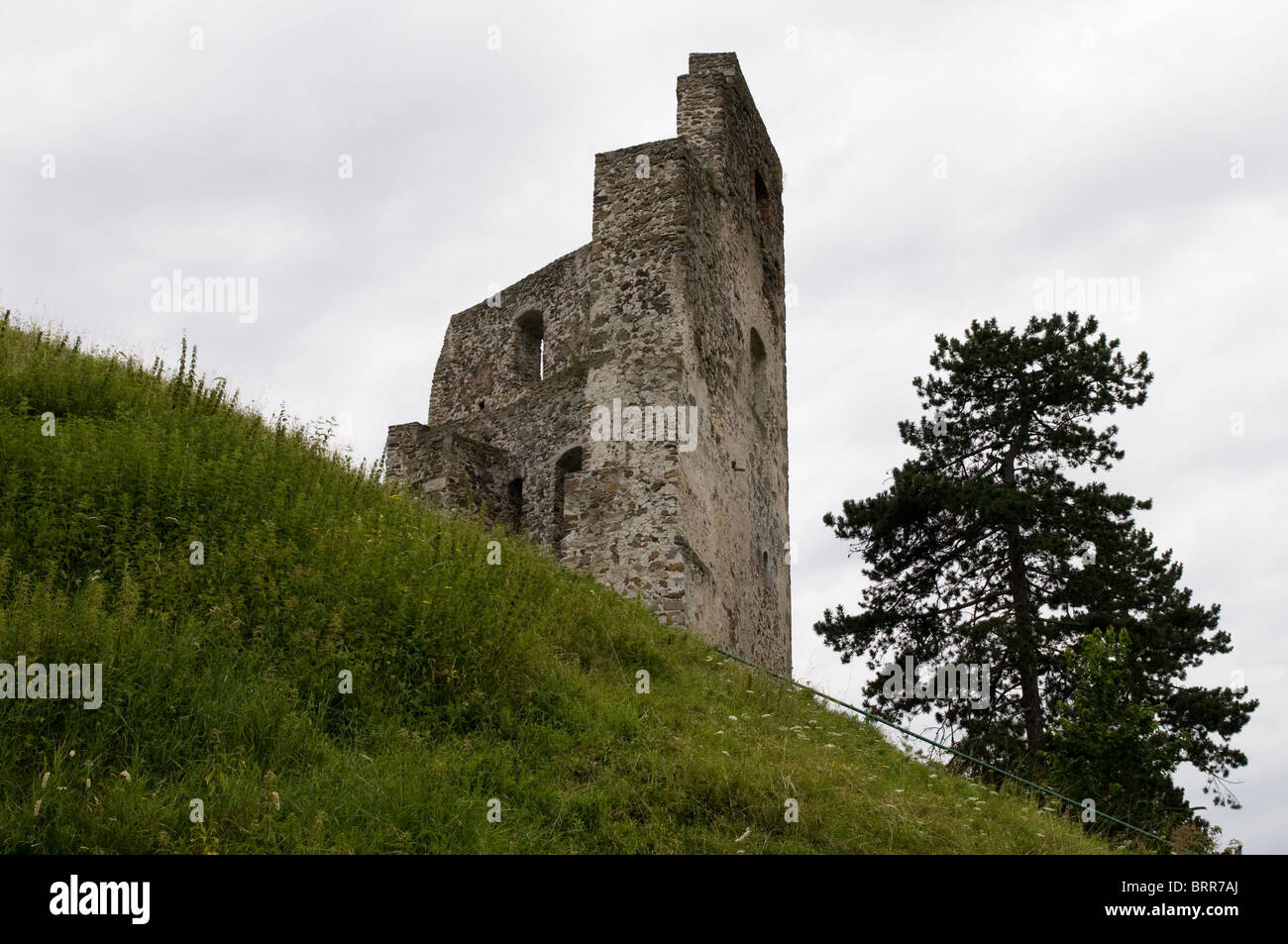 Ruins of Dobra Niva castle, Podzamcok, Slovakia Stock Photo - Alamy