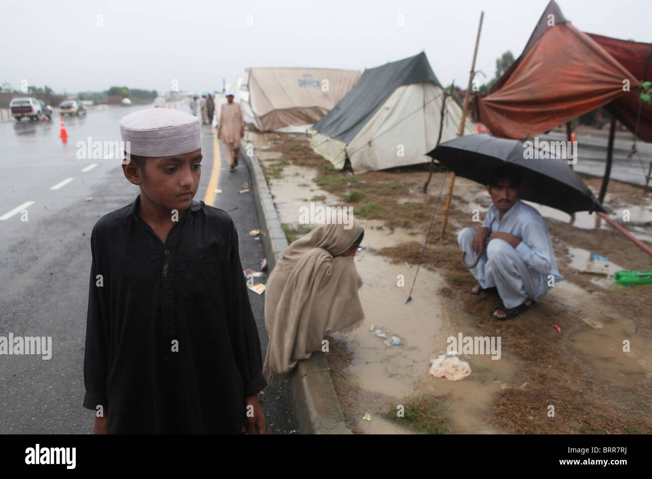 Victims of severe floods in Pakistan (2010 Stock Photo - Alamy