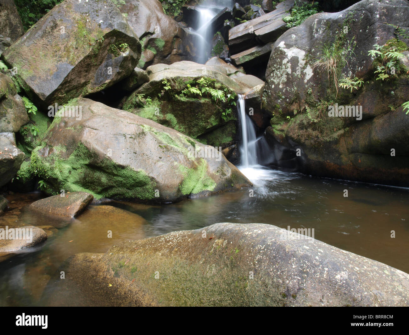 Small Jungle Waterfall Stock Photo - Alamy