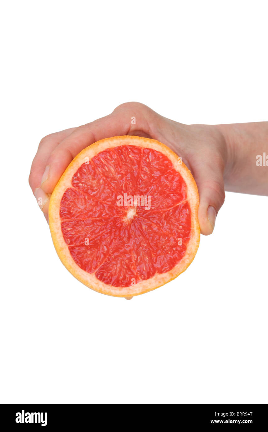 Hand orange Cut Out Stock Images & Pictures - Alamy