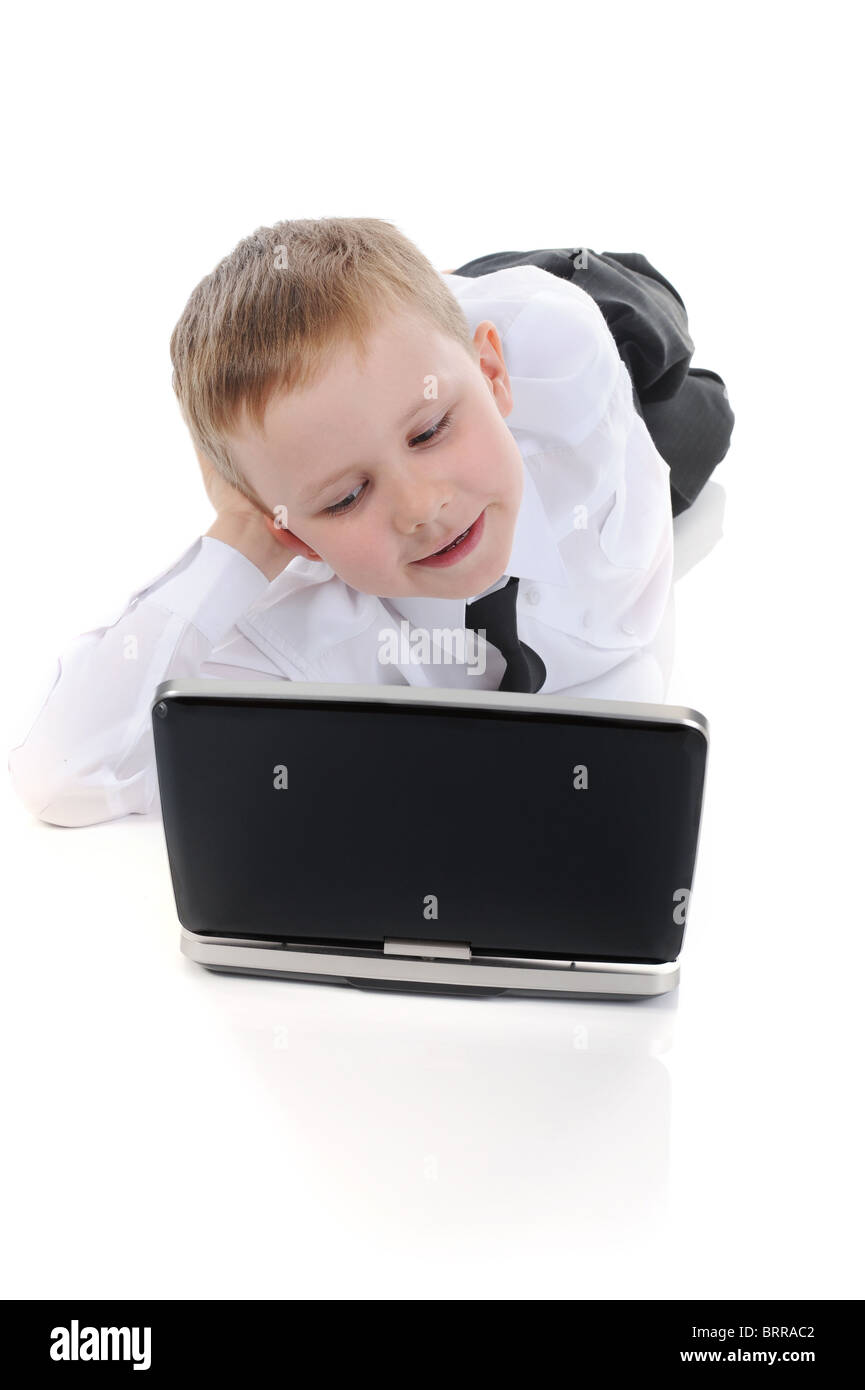 Hacker boy child hi-res stock photography and images - Alamy