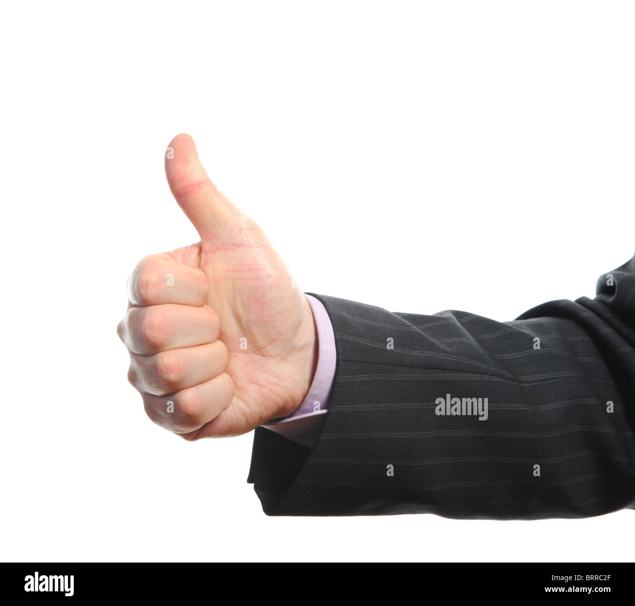 Thumbs up hand Stock Photo - Alamy