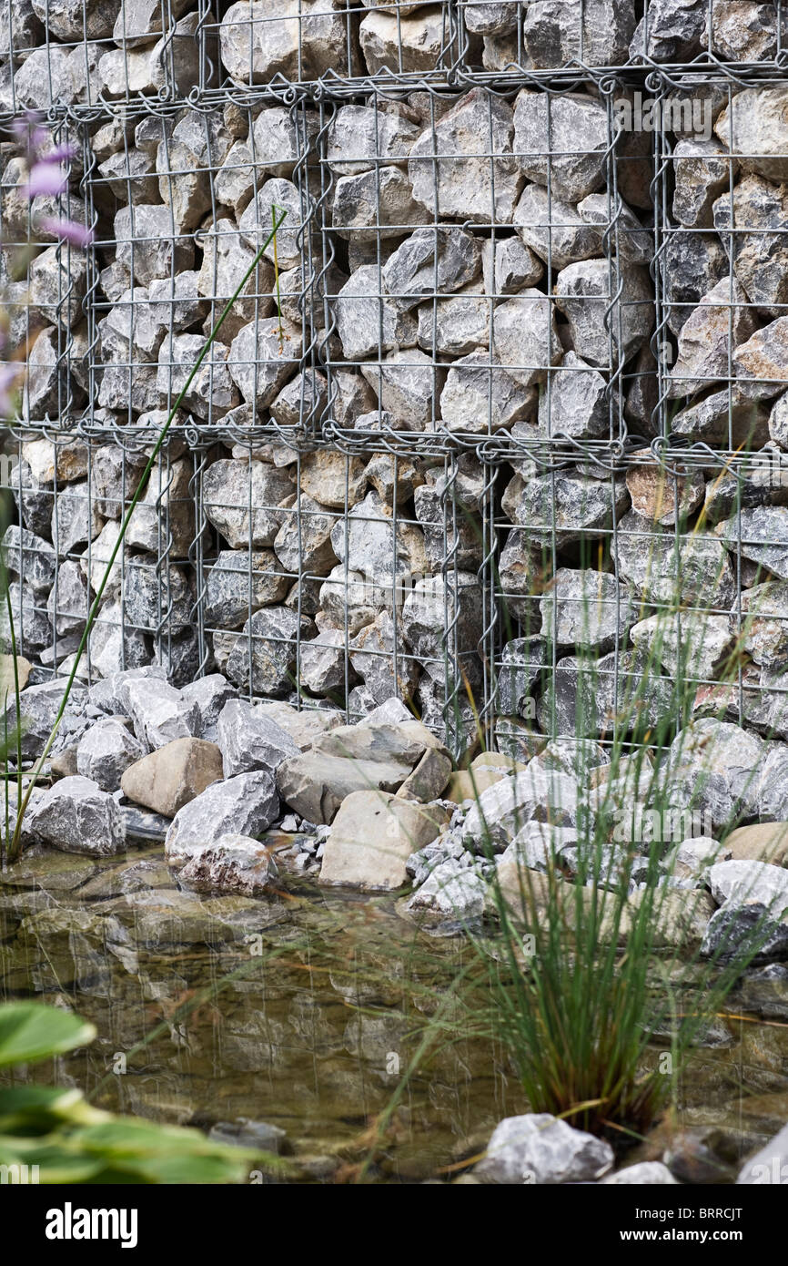 Gabion Basket Stock Photos & Gabion Basket Stock Images - Alamy