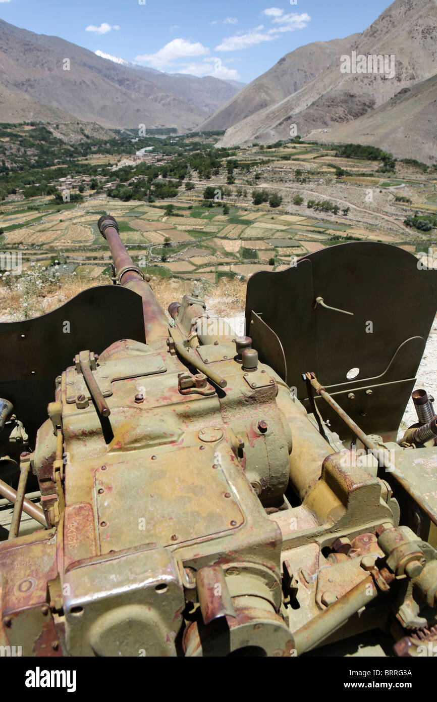 russian tanks left in the Afghan fields Stock Photo - Alamy