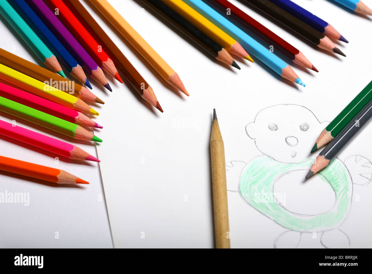 draw and color Stock Photo - Alamy