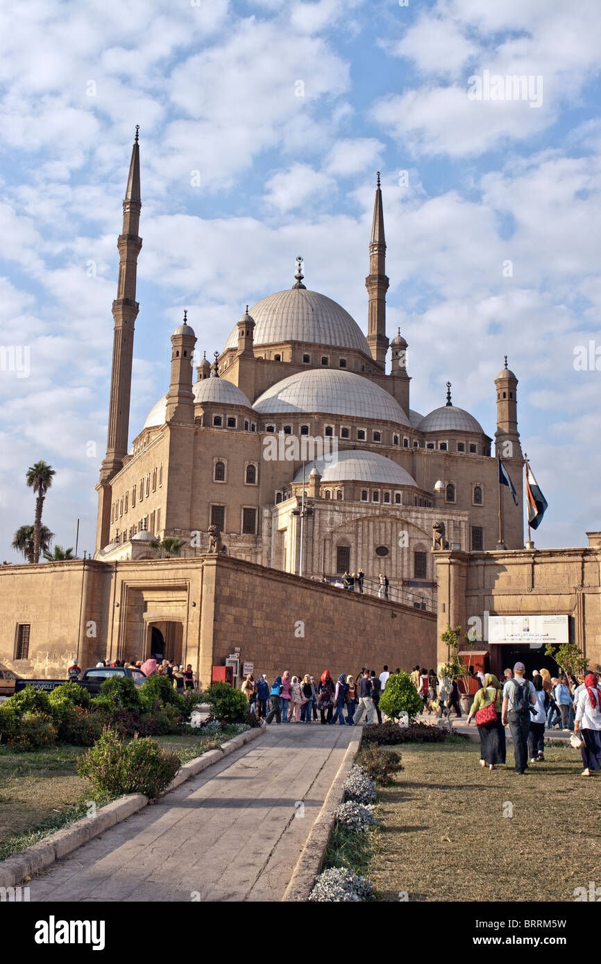 The Mosque of Muhammad Ali at the Saladin Citadel, Cairo, Egypt Stock ...