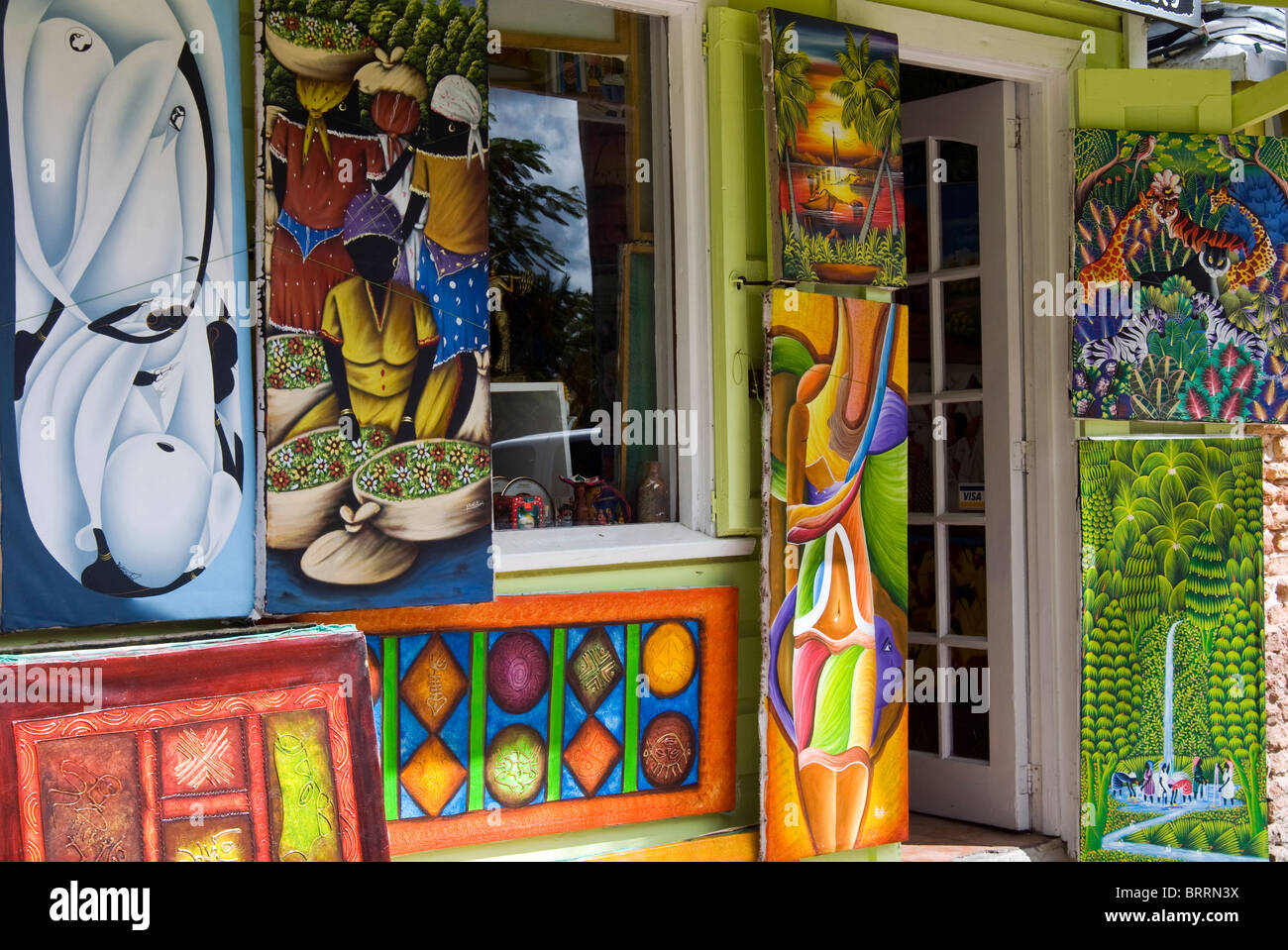 Souvenir shop st johns antigua hi-res stock photography and images - Alamy