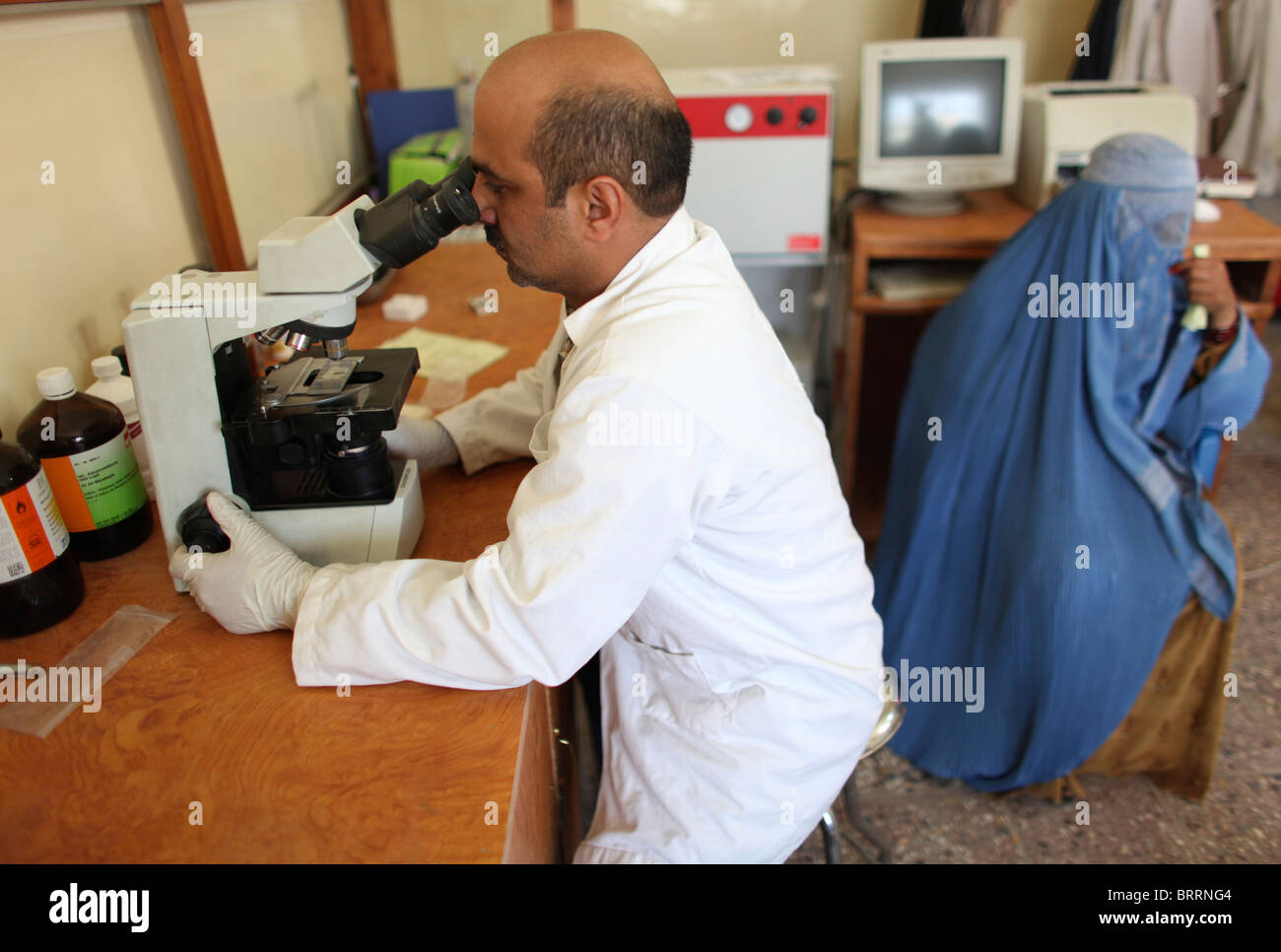laboratory in Afghan hospital Stock Photo - Alamy