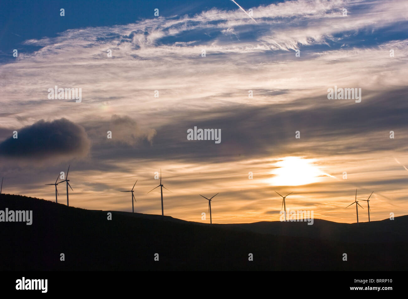 Wind against the sunrise Stock Photo - Alamy