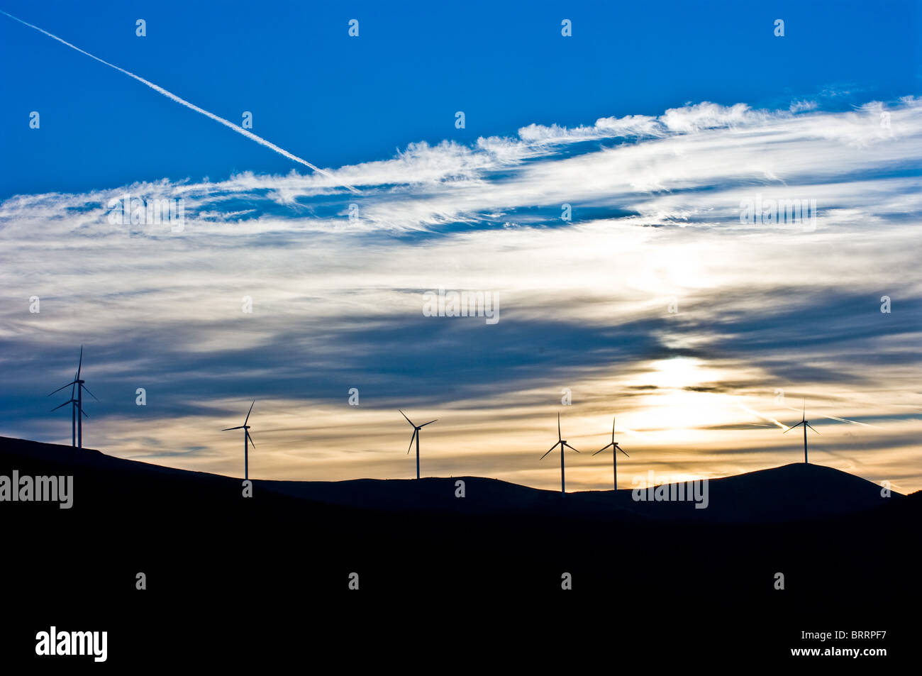 Wind against the sunrise Stock Photo - Alamy
