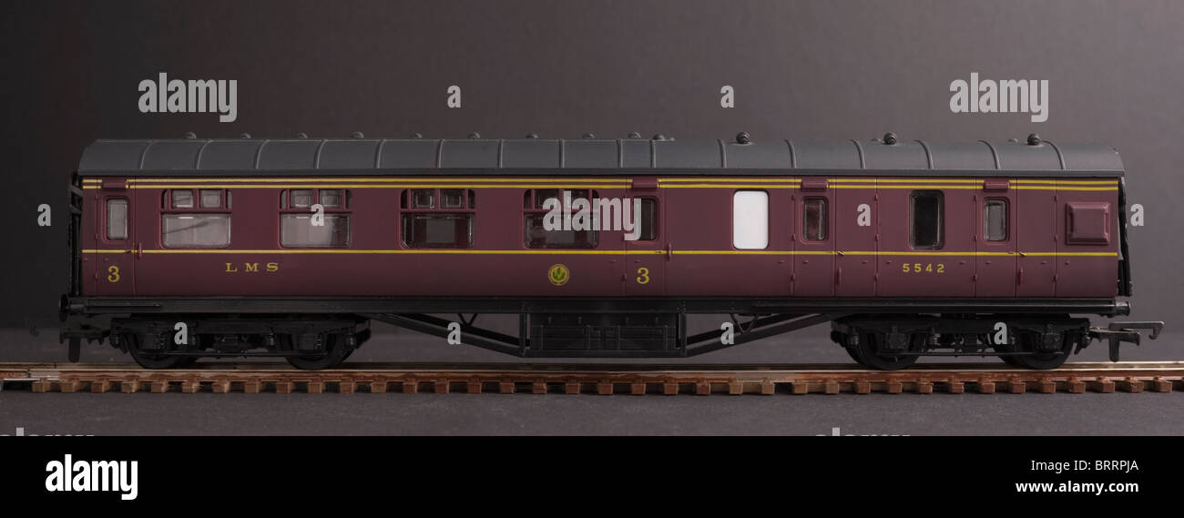 LMS 3rd Composite Corridor Coach Stock Photo - Alamy
