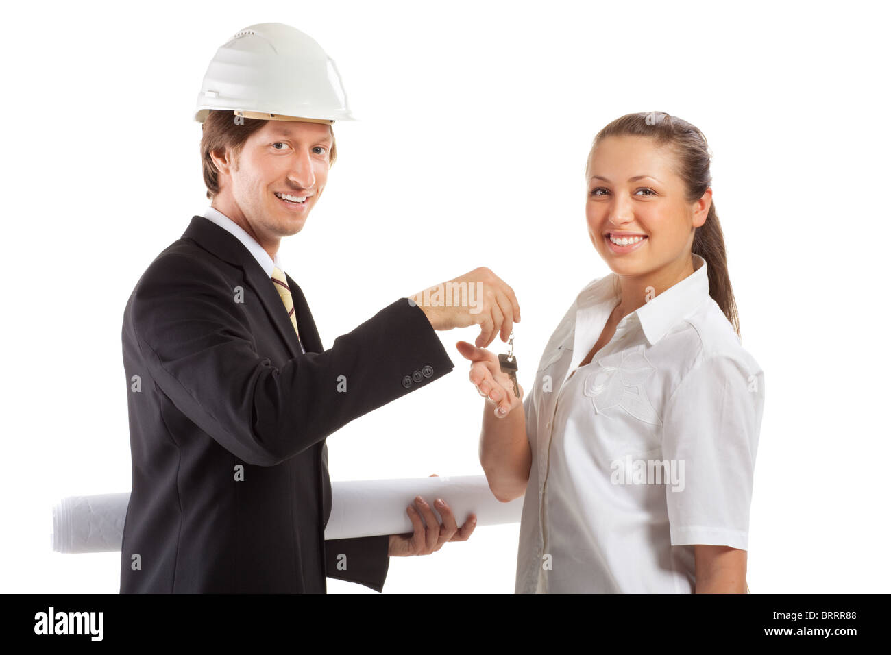 Architect reviewing blueprints Cut Out Stock Images & Pictures - Alamy Architect reviewing blueprints Cut Out Stock Images & Pictures - Alamy
