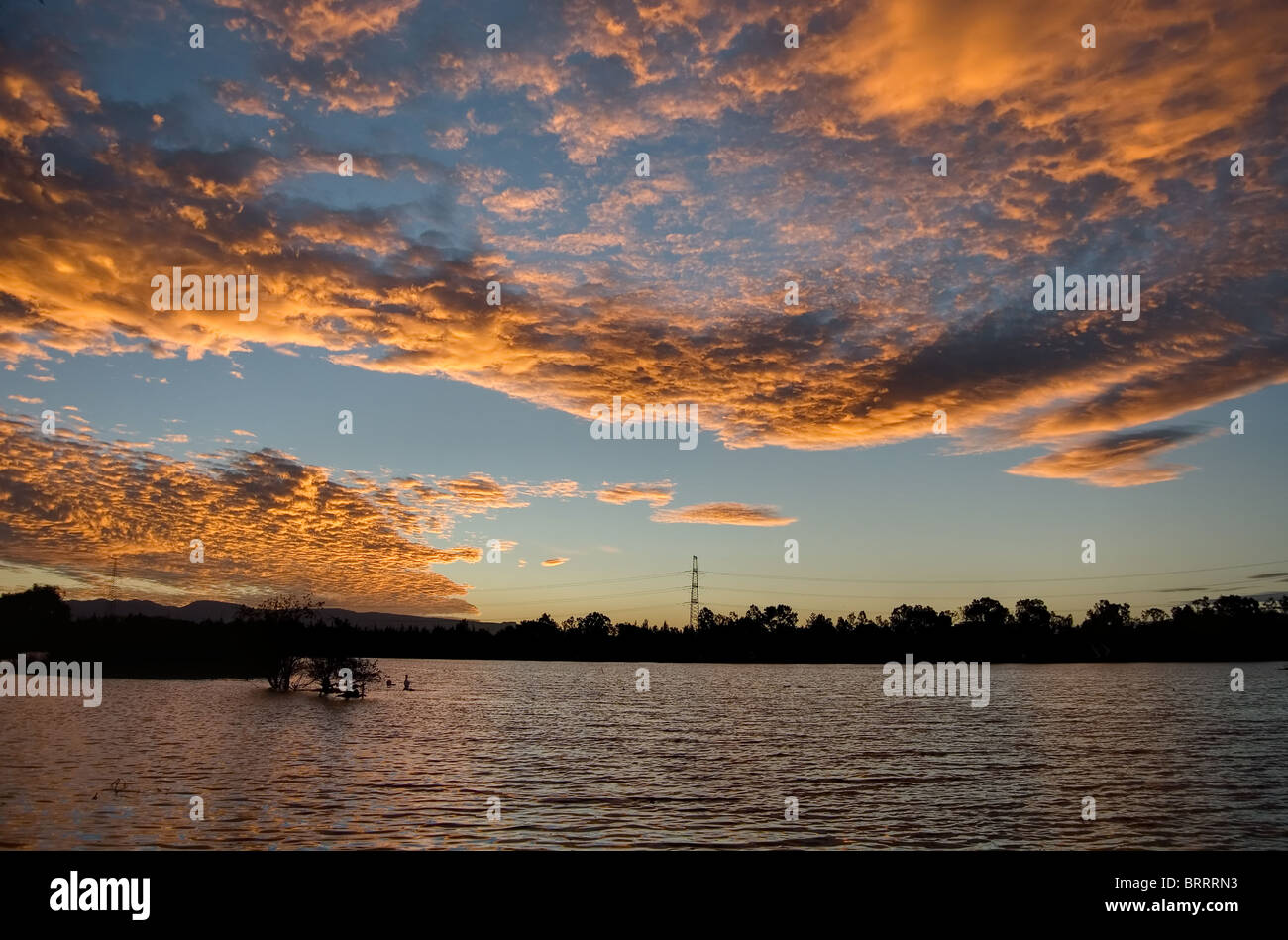 Beautiful sunset in Mexico Stock Photo - Alamy