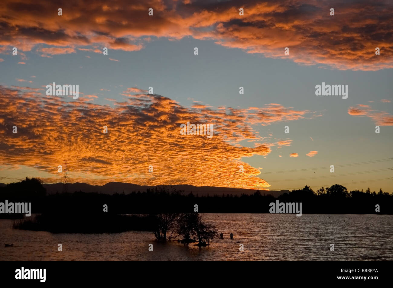 Beautiful sunset in Mexico Stock Photo - Alamy