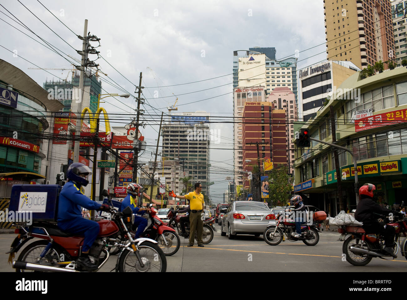 Traffic intersection city manila High Resolution Stock Photography and ...