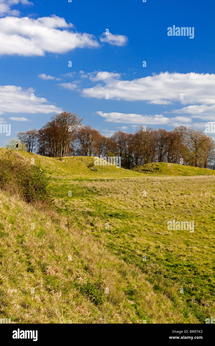 Danebury Hill Fort an Iron Age Hill Fort near Andover in Hampshire ...
