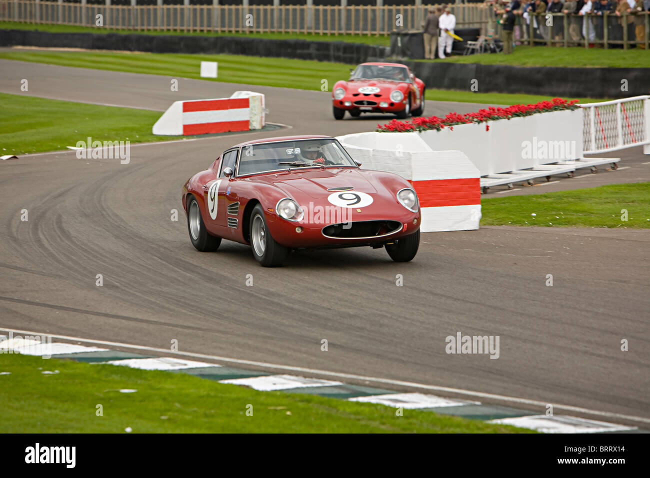 Ferrari racing at Goodwood Revival 2010 Stock Photo - Alamy