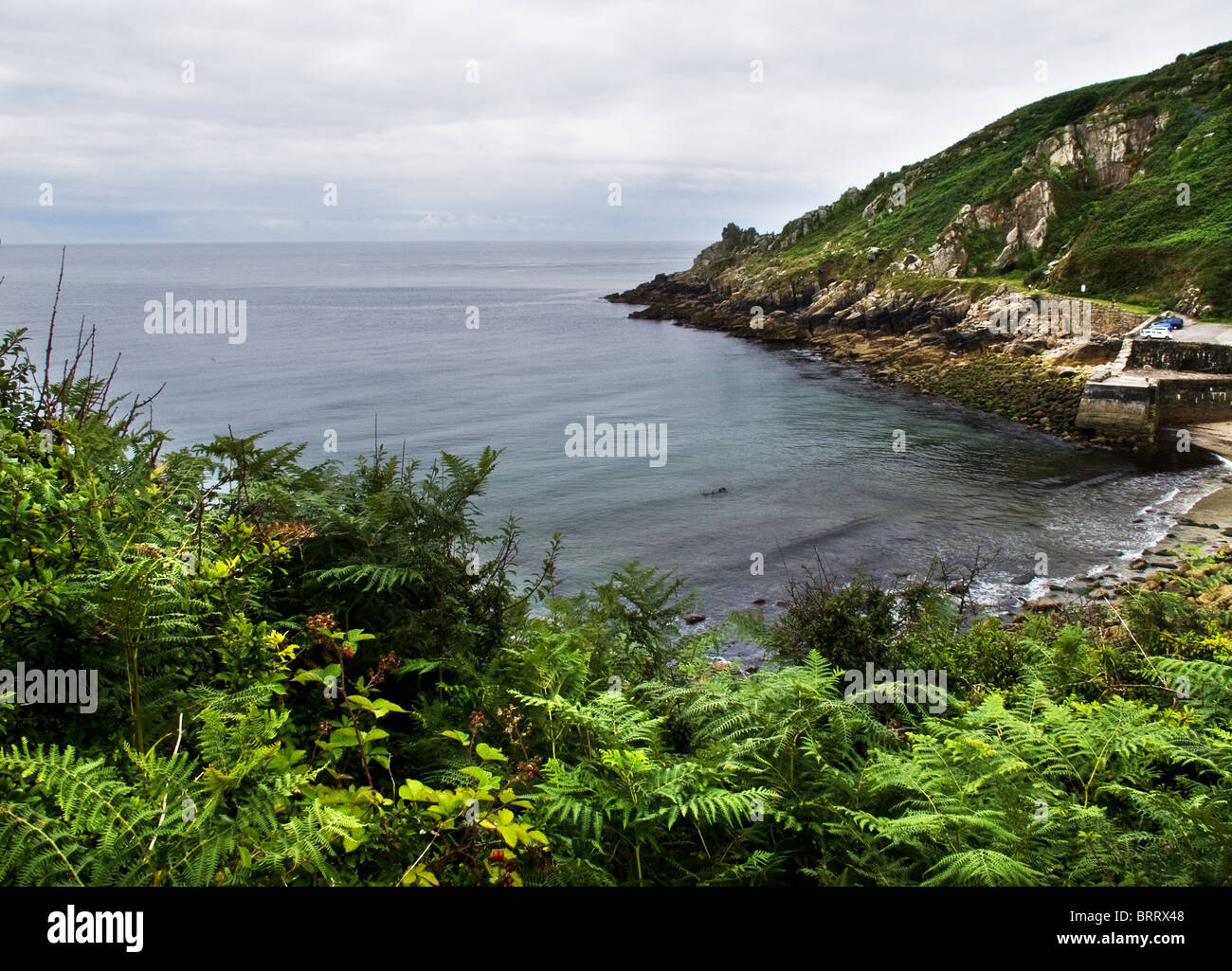 Lamorna Cove in Cornwall Stock Photo - Alamy