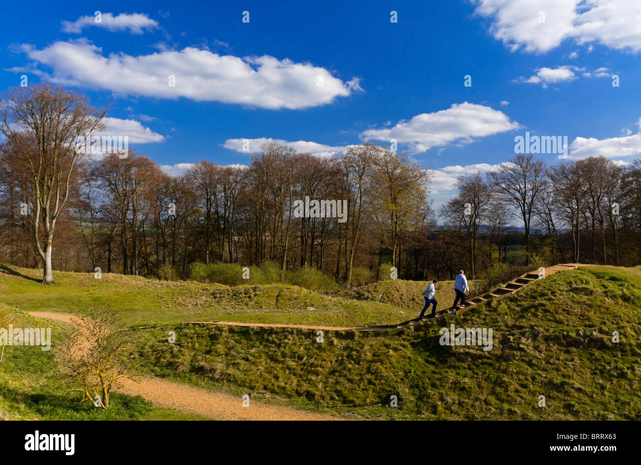 Danebury iron age hill fort hi-res stock photography and images - Alamy