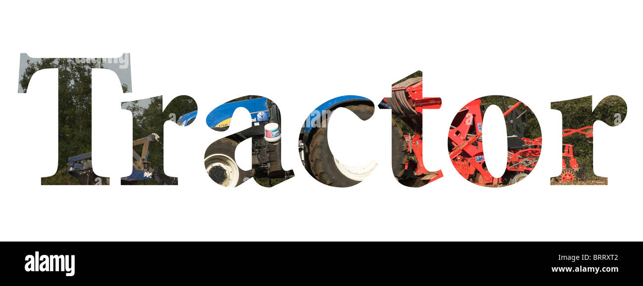 Word picture featuring Tractor Stock Photo - Alamy