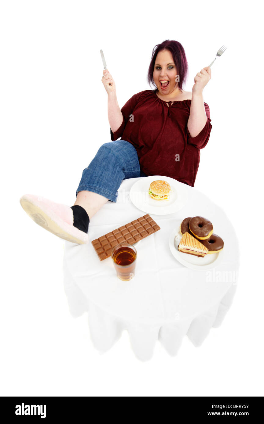 Fat woman cakes Cut Out Stock Images & Pictures - Alamy