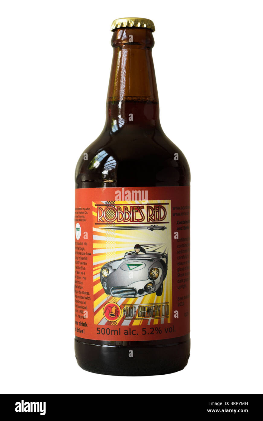 Adur Brewery Robbie's Red Bottled Beer - June 2010 Stock Photo - Alamy