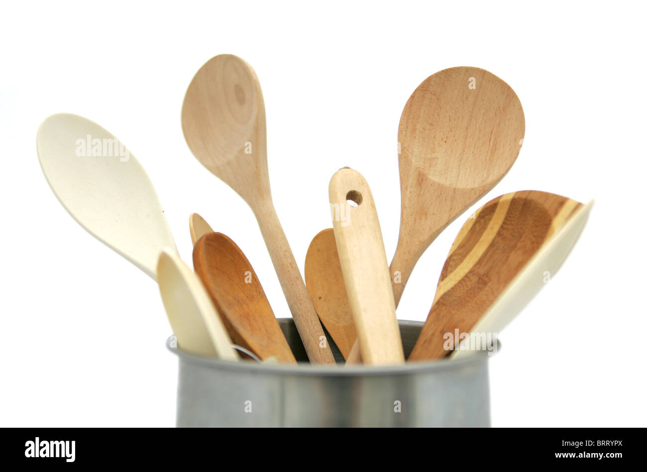 Kitchen utensils in a container hi-res stock photography and images - Alamy