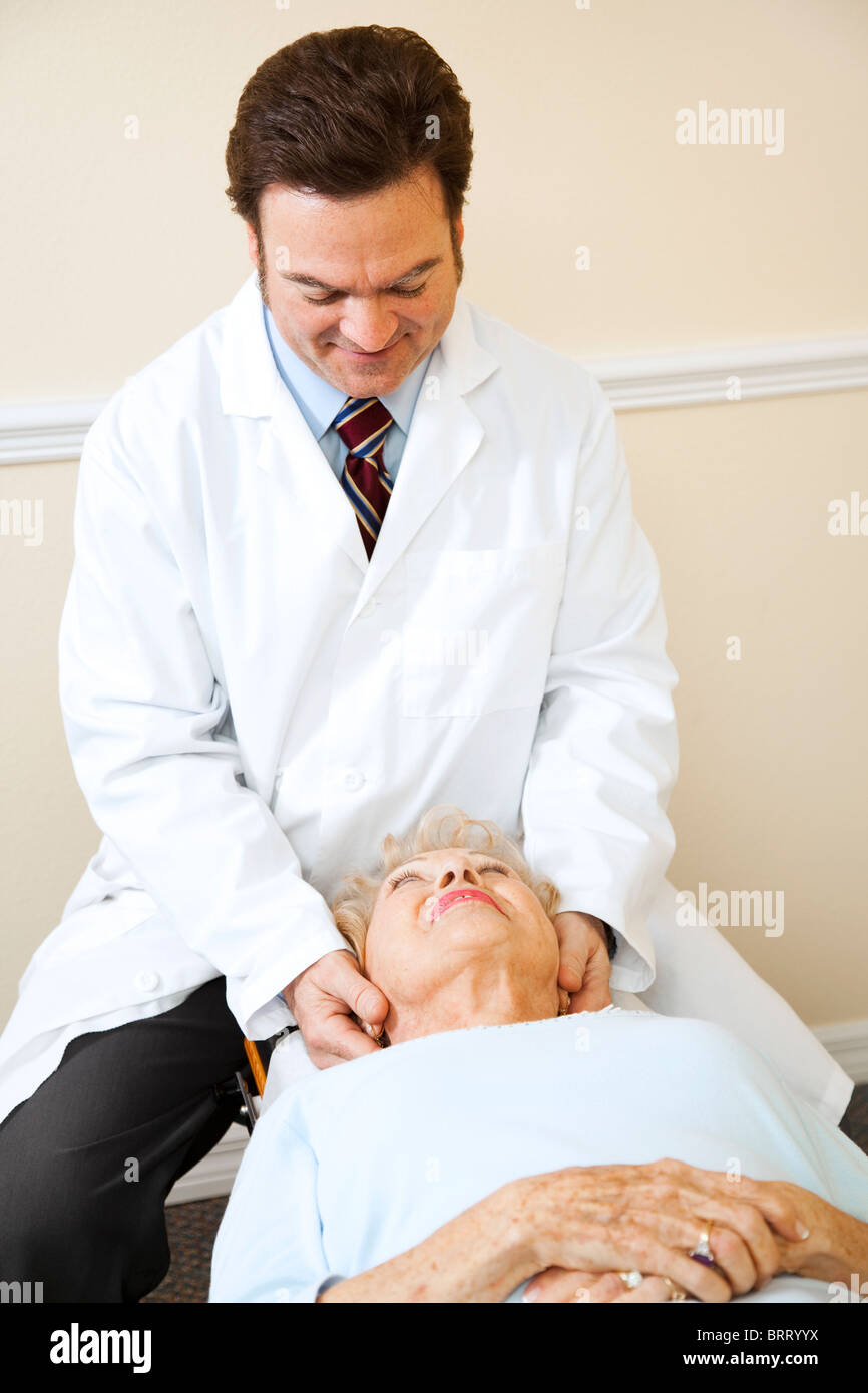 Cervical spine manipulation hi-res stock photography and images - Alamy