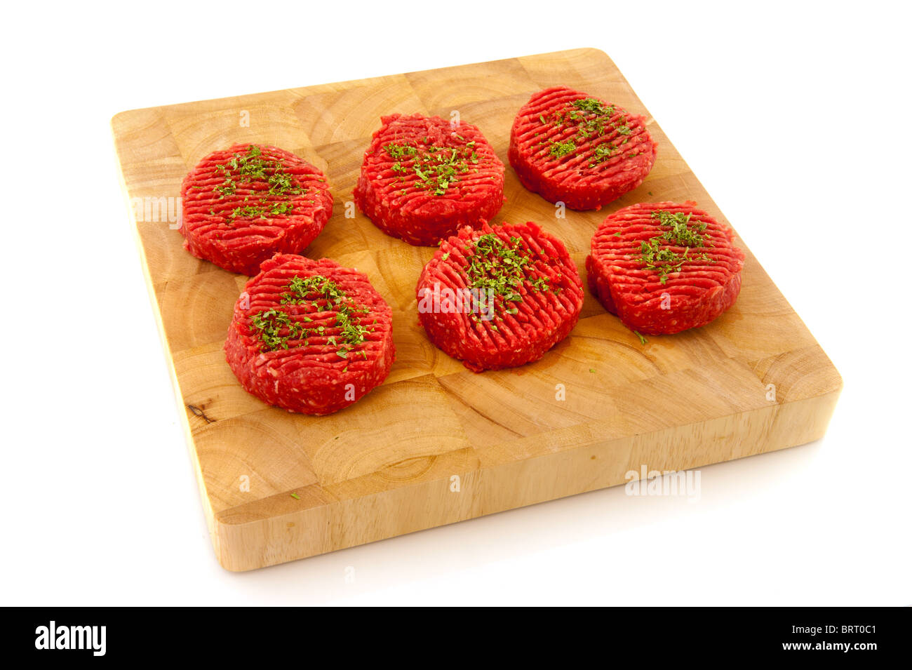 Raw tartar steak meat on wooden timber Stock Photo - Alamy