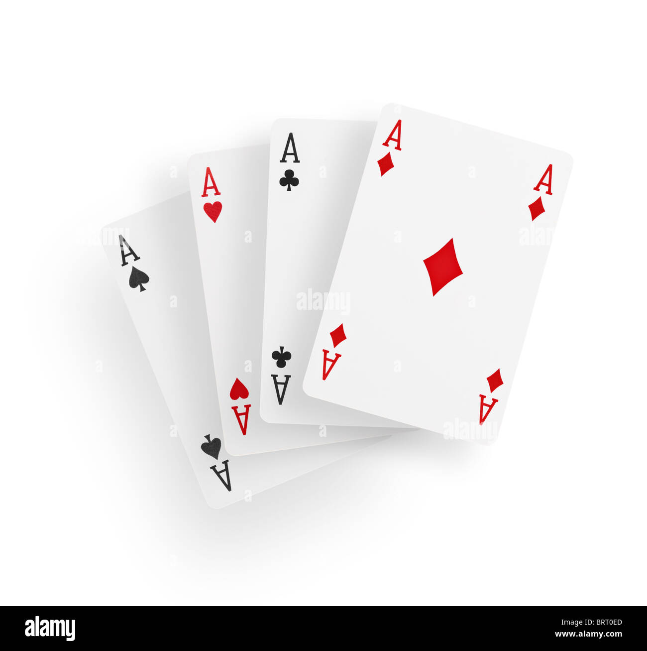 A view of four aces playing cards Stock Photo - Alamy