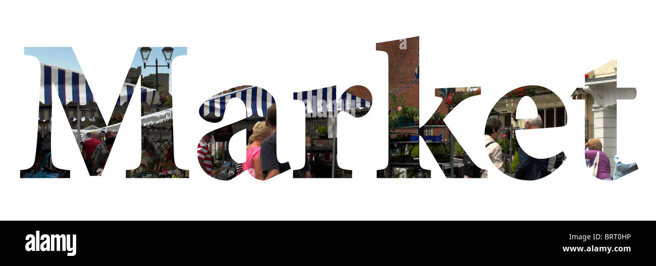 Word picture featuring Market Stock Photo - Alamy