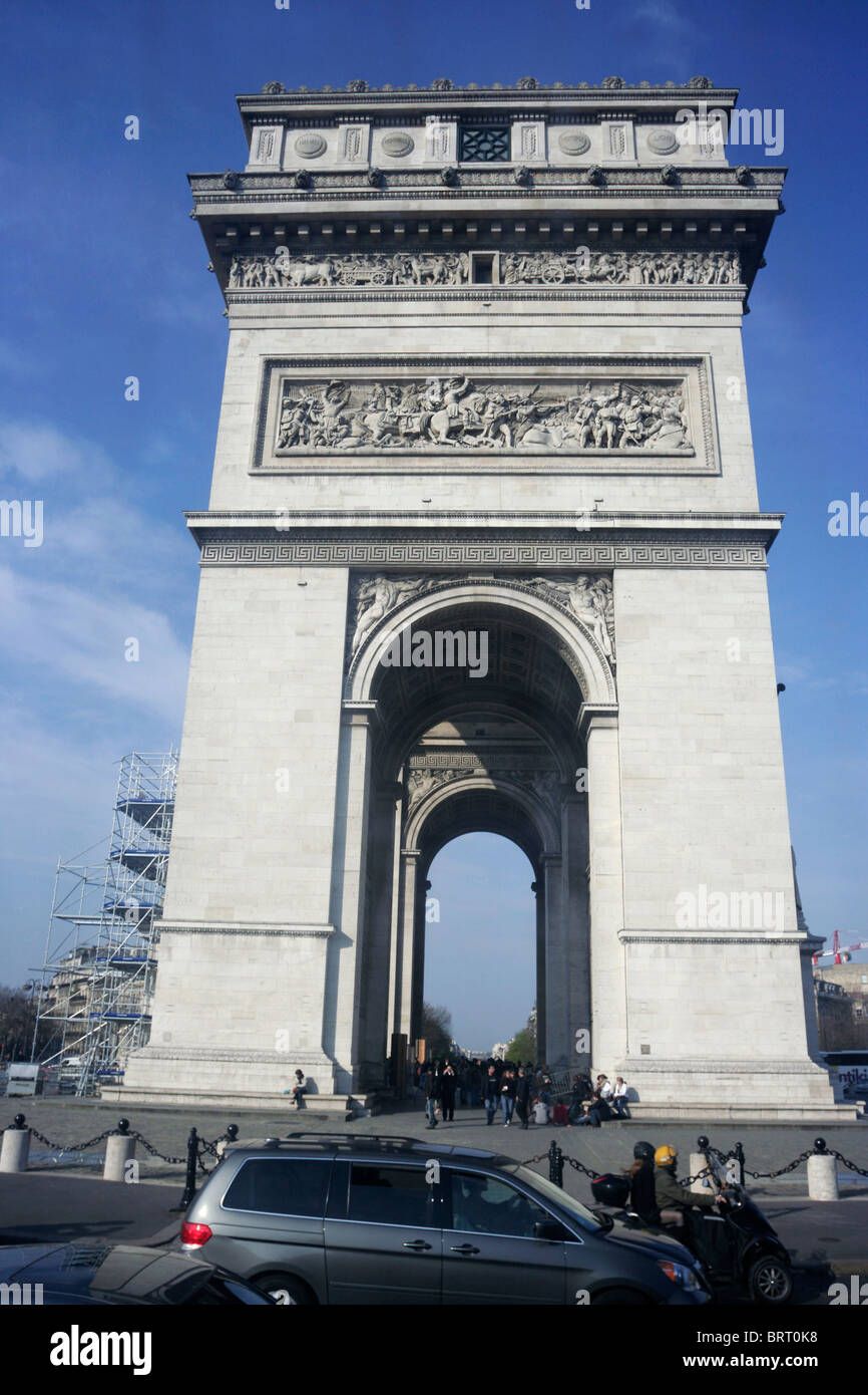 Arch de Triomphe in Paris Stock Photo - Alamy