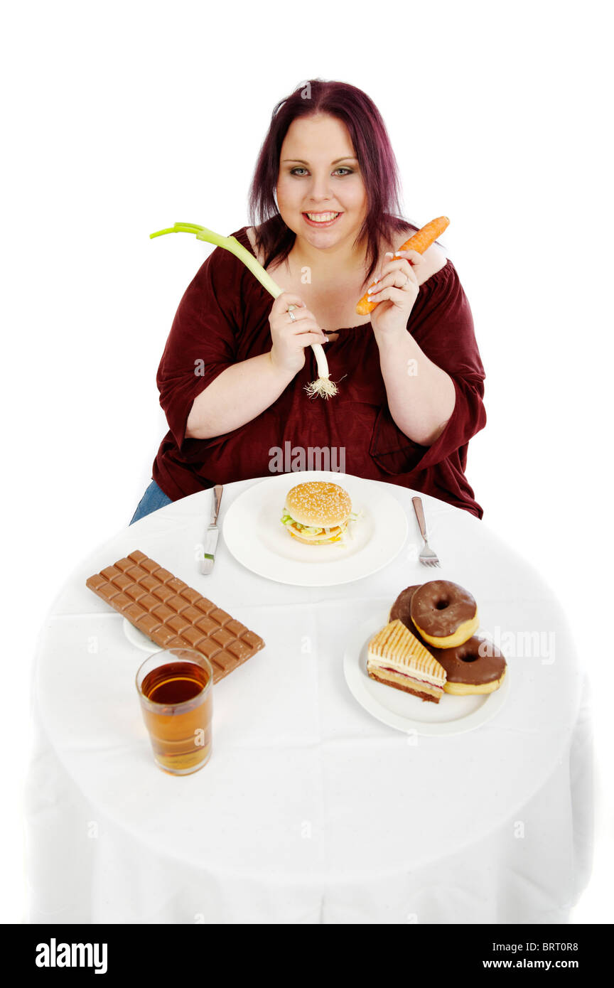 Fat Woman Eating Cake High Resolution Stock Photography and Images - Alamy