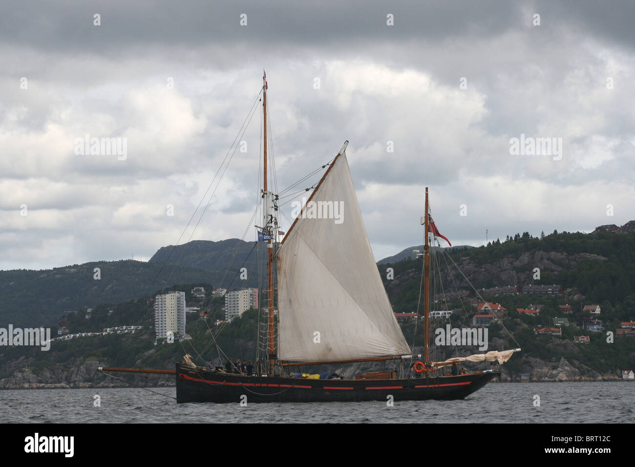 Leader, The Tall Ships Races 2008, Bergen Stock Photo - Alamy