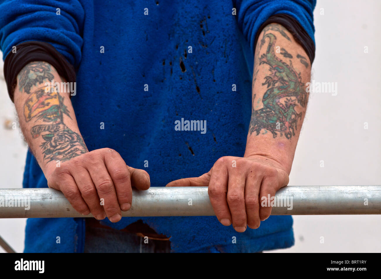 Work worn hands hi-res stock photography and images - Alamy