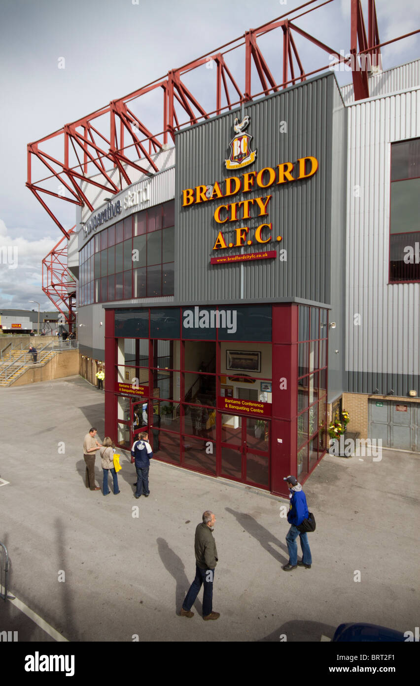 The Co-operative stand, the main stand at Valley Parade Bradford Stock ...