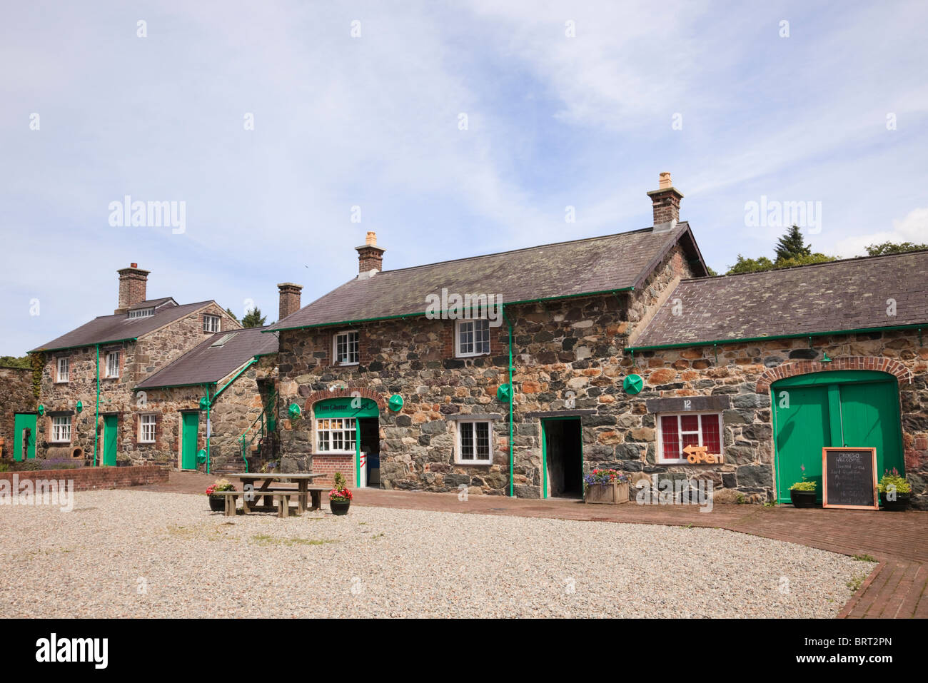 Llandwrog, Gwynedd, North Wales, UK, Europe. Parc Glynllifon workshops ...