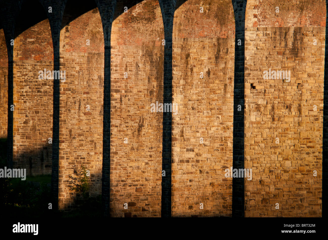 Thornton viaduct near Bradford West Yorkshire, at sunset Stock Photo ...