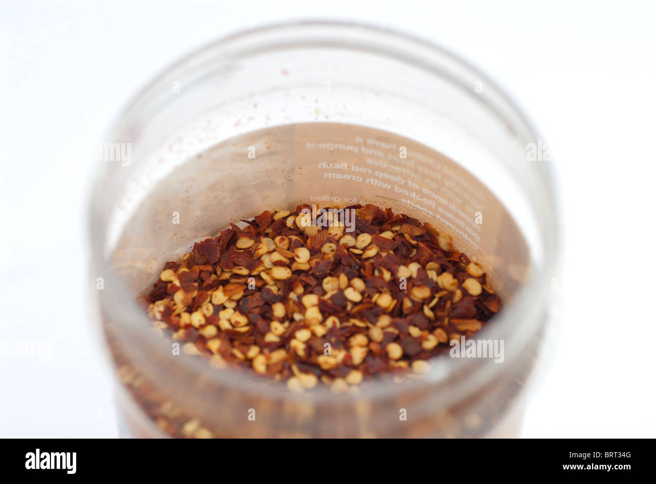 Chilli Flakes Jar Stock Photo - Alamy