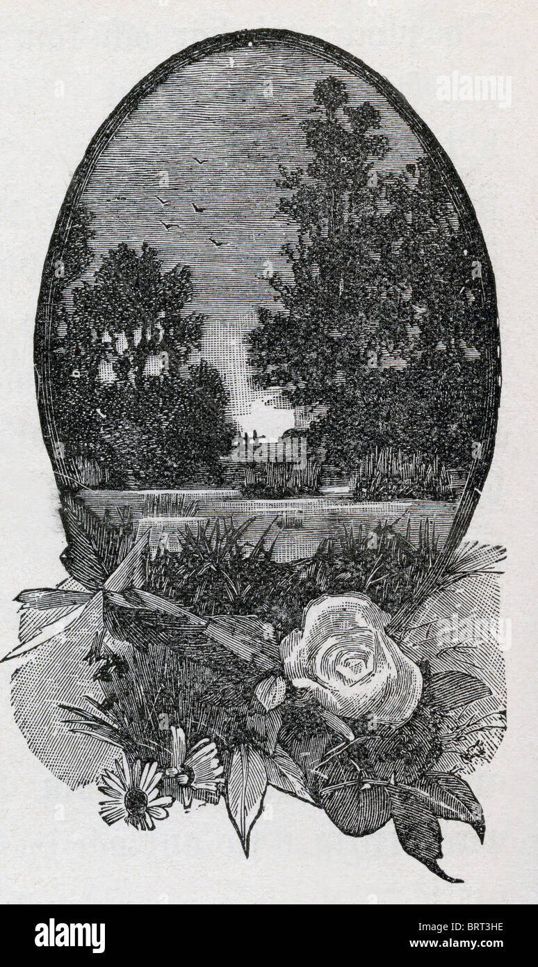 Lithograph landscape hi-res stock photography and images - Alamy