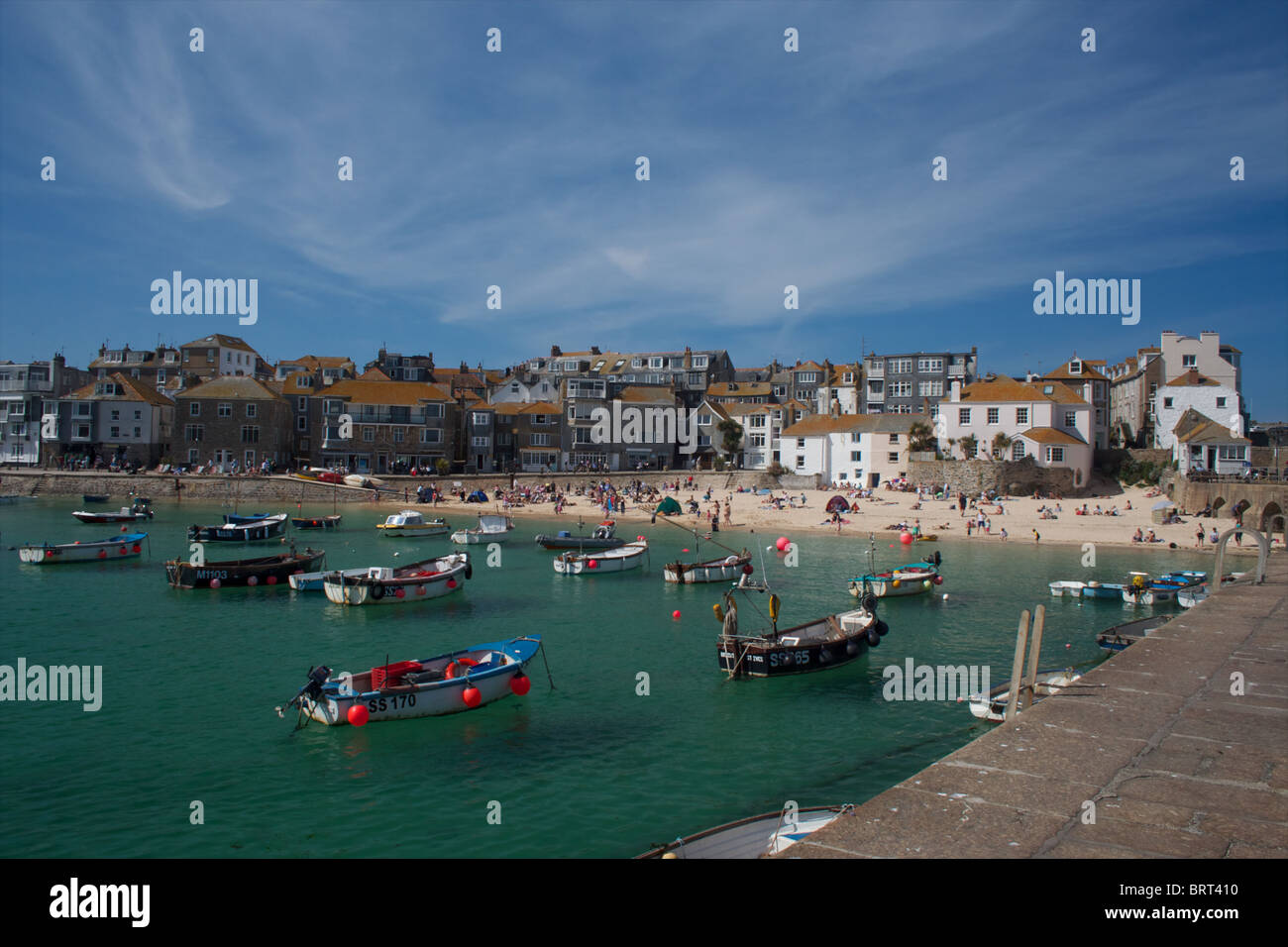 St. Ives Harbour Stock Photo - Alamy